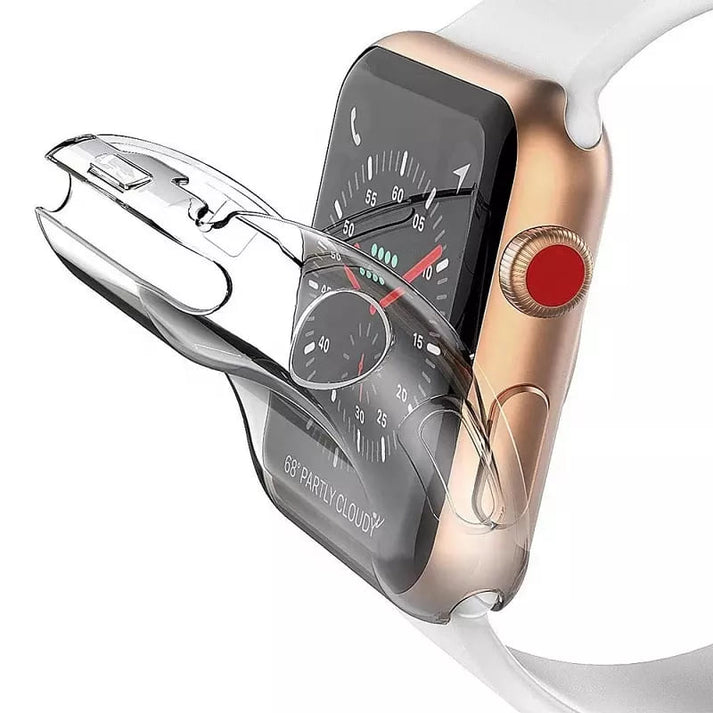 Flexible Silicone Metal Finish Apple Watch Case For 45 mm – Hanging Owl