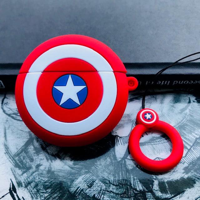 Captain America Shield Silicone Airpods Pro Cases Cover – Hanging Owl